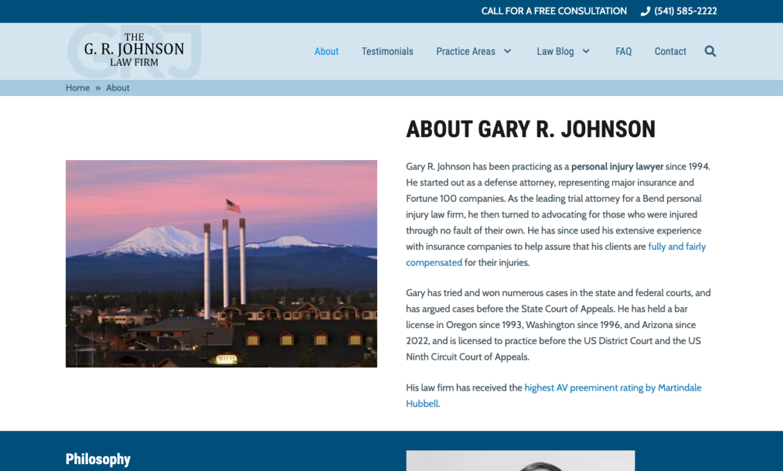 The G.R. Johnson Law Firm – Thermal Exposure